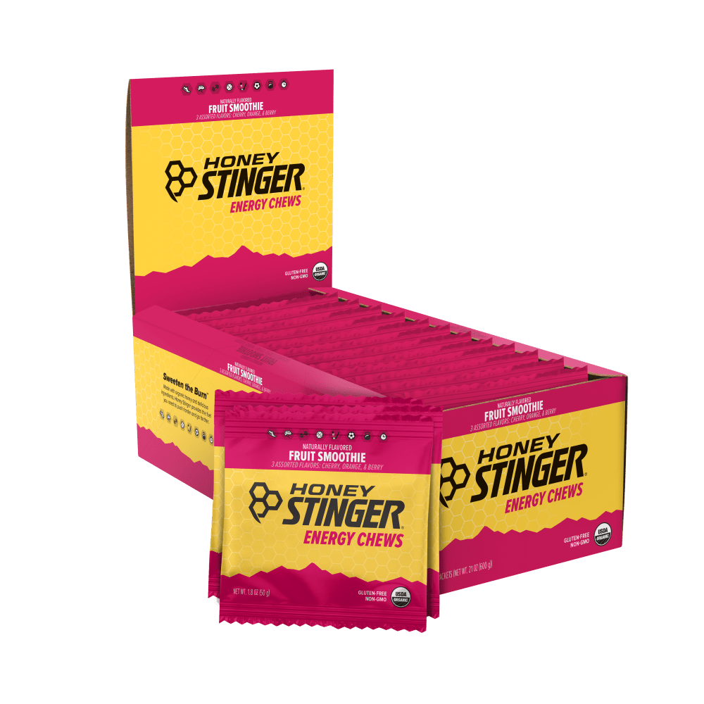 Fruit Smoothie Energy Chews Pack of 12 | Honey Stinger